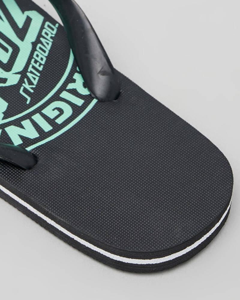 Shop Santa Cruz MFG Dot Thongs In Black - Fast Shipping & Easy Returns - City Beach Australia