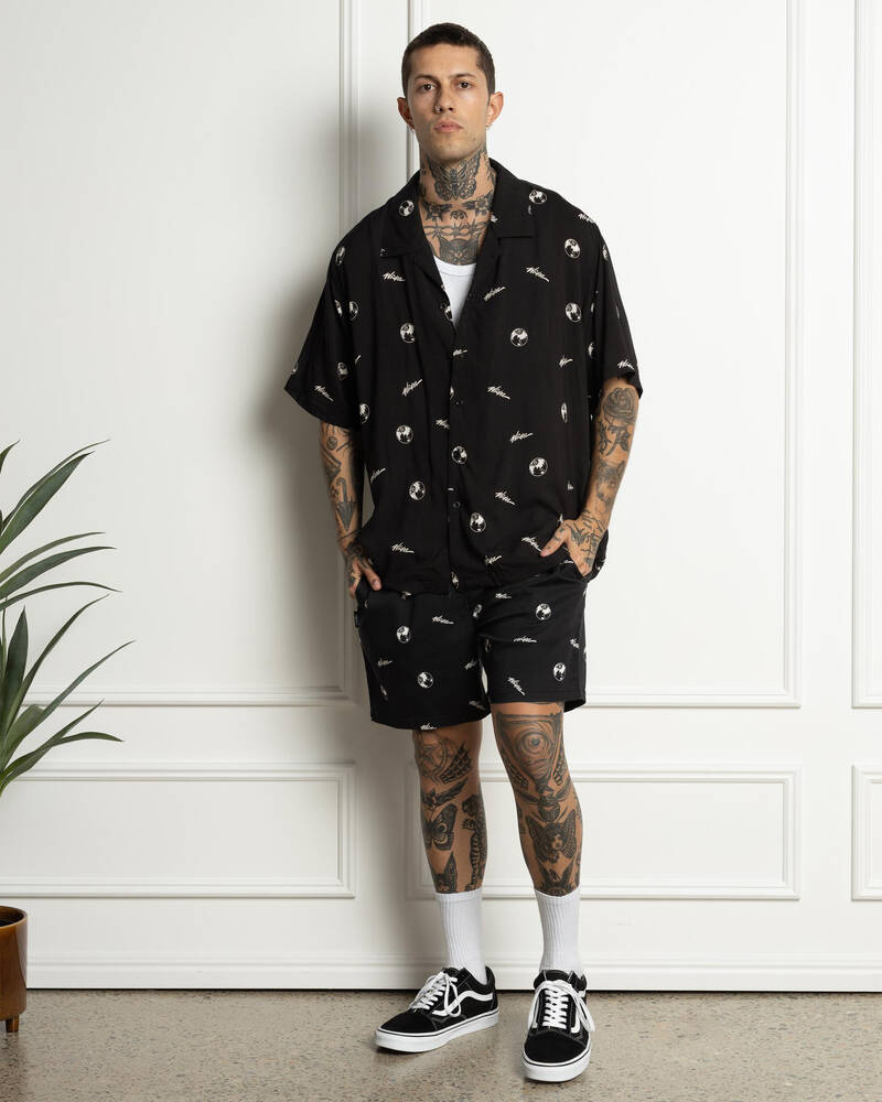 Shop Wndrr 8 Ball Short Sleeve Shirt In Black - Fast Shipping & Easy ...