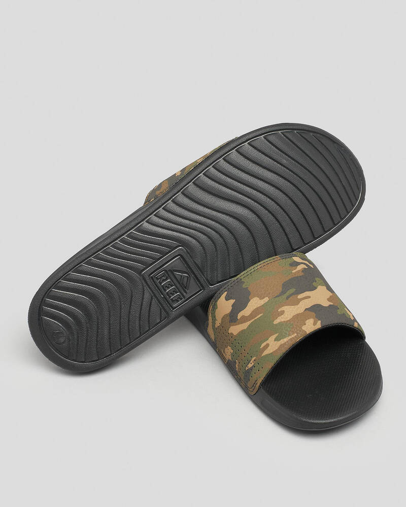 Shop Reef Reef One Slides In Camo - Fast Shipping & Easy Returns - City ...