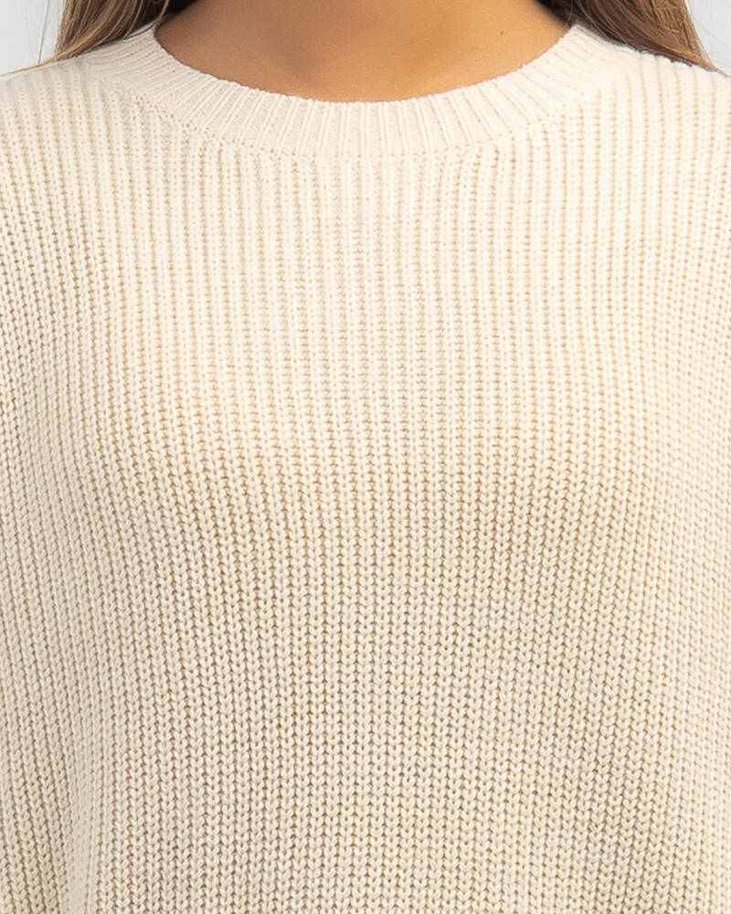 Shop Mooloola Girls' Basic Knit Jumper In Seashell - Fast Shipping ...