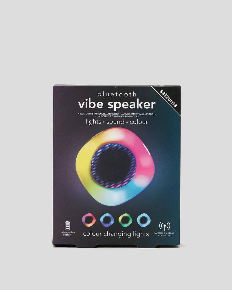 Shop Get It Now Bluetooth Vibe Colour Changing Speaker In Black - Fast ...