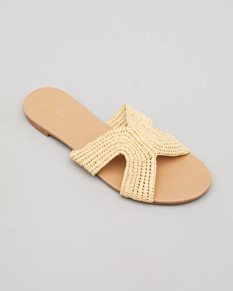 Shop Mooloola Mish Sandals In Natural - Fast Shipping & Easy Returns ...