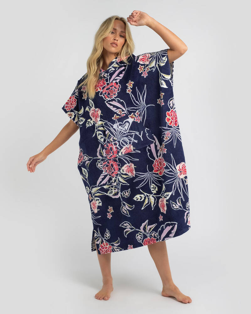 Roxy Stay Magical Hooded Towel In Mood Indigo Sunset Boogie S - FREE ...