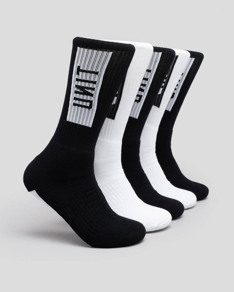 Shop Unit Box Socks 5 Pack In Multi - Fast Shipping & Easy Returns ...
