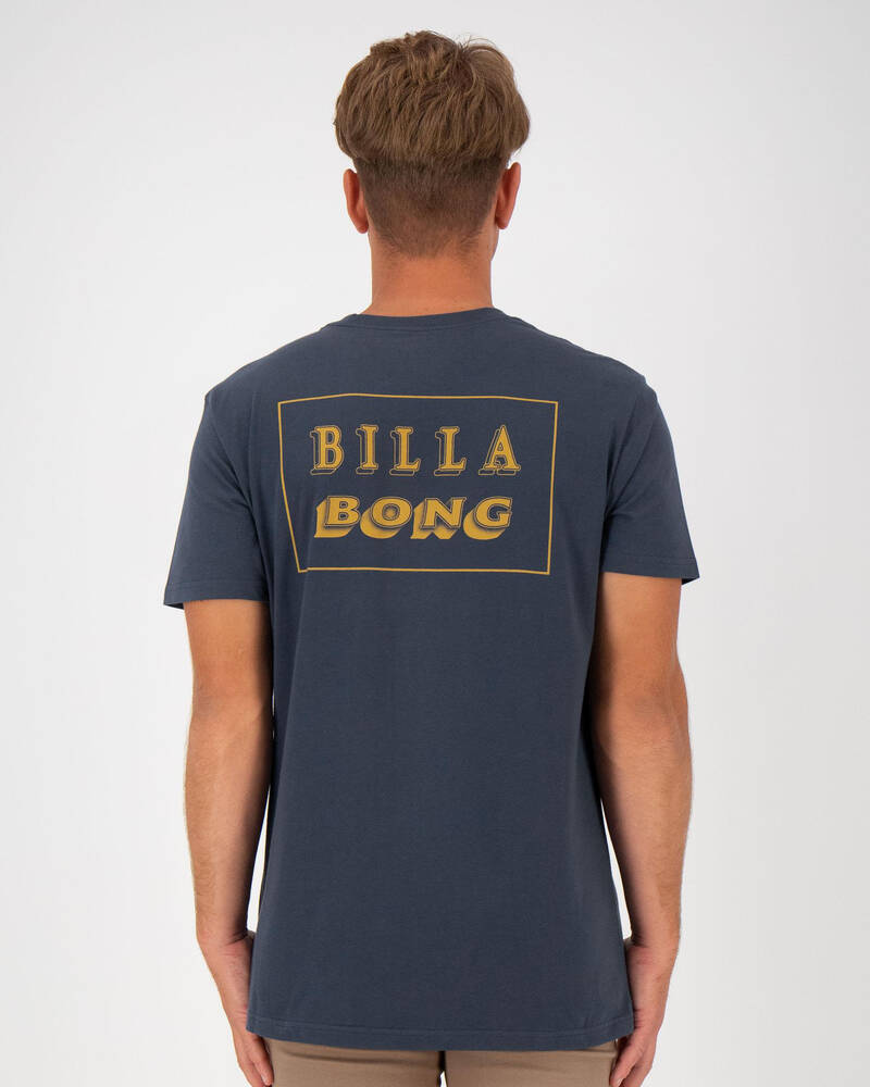 Shop Billabong Bong Cut T-Shirt In Dark Indigo - Fast Shipping & Easy ...