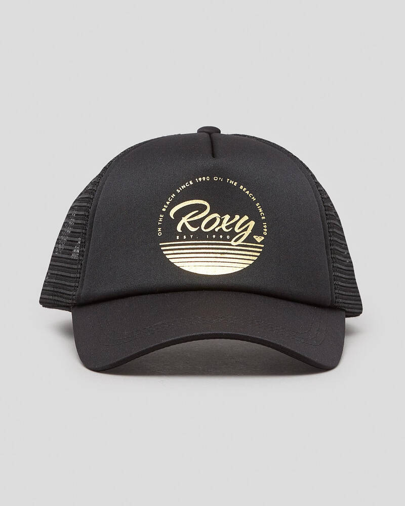Shop Roxy Brennan Trucker Cap In Anthracite - Fast Shipping & Easy ...