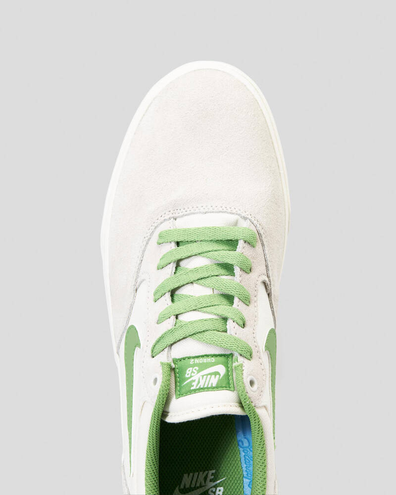 Shop Nike SB Chron 2 Shoes In Phantom/chlorophyll-summit White-sail ...