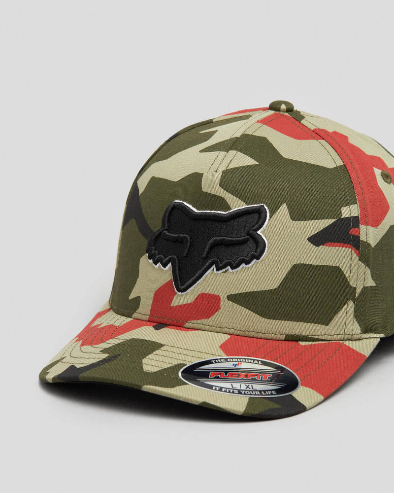 Shop Fox Epicycle Flexfit 2.0 Cap In Green Camo - Fast Shipping & Easy ...