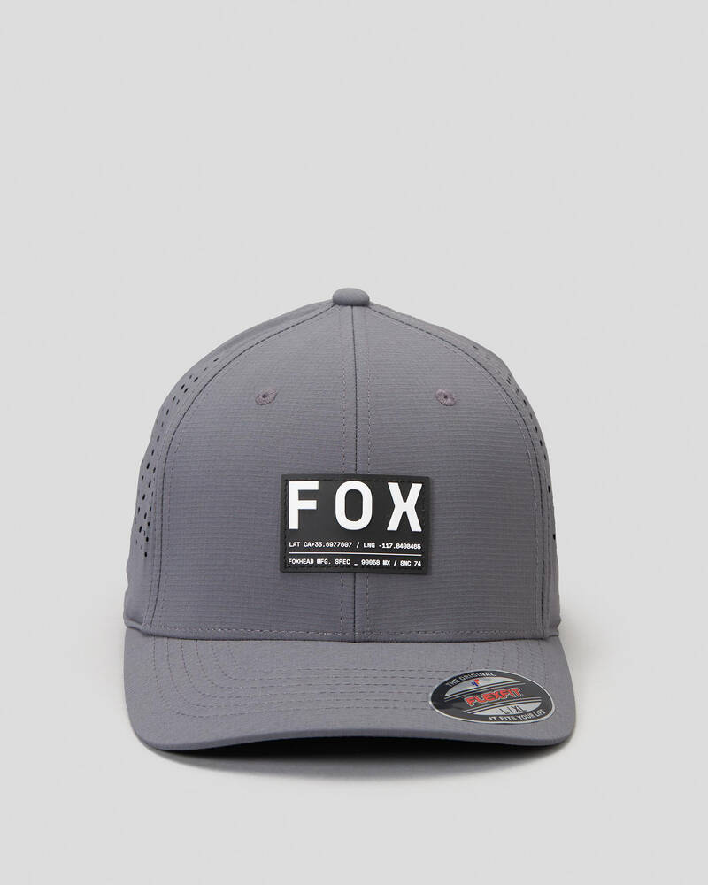Shop Fox Fox Non Stop Tech Flexfit Cap In Steel Grey - Fast Shipping ...