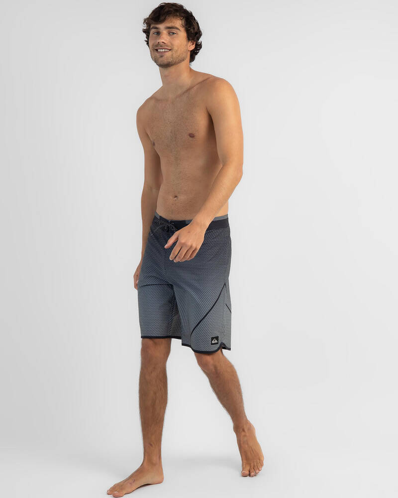 Shop Quiksilver Surfsilk New Wave 20" Board Shorts In Black - Fast ...