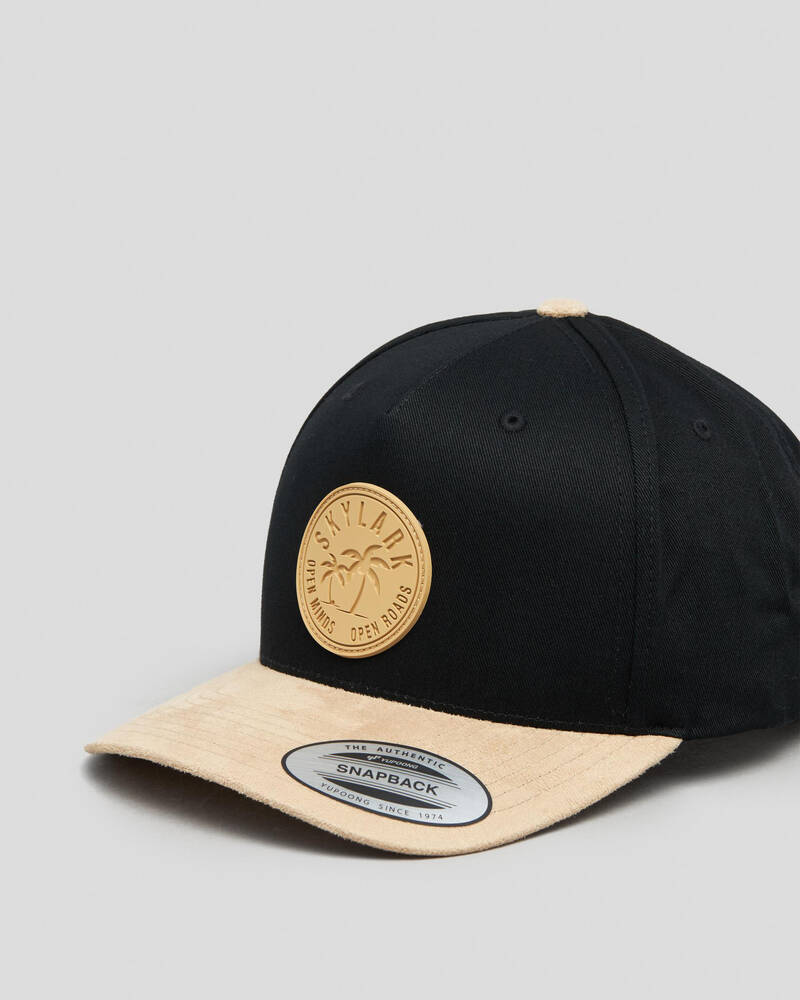 Shop Skylark Bliss Snapback Cap In Black/cream - Fast Shipping & Easy ...