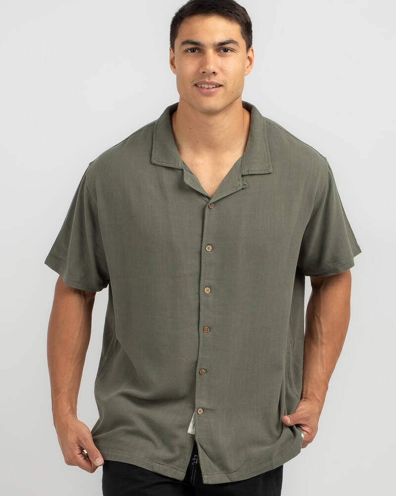 Shop The Critical Slide Society Ernie Resort Shirt In Forest - Fast ...