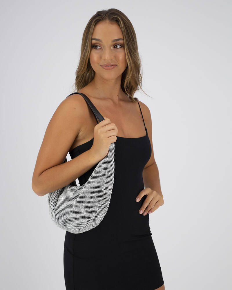 Shop Ava And Ever Nicole Hand Bag In Silver - Fast Shipping & Easy ...