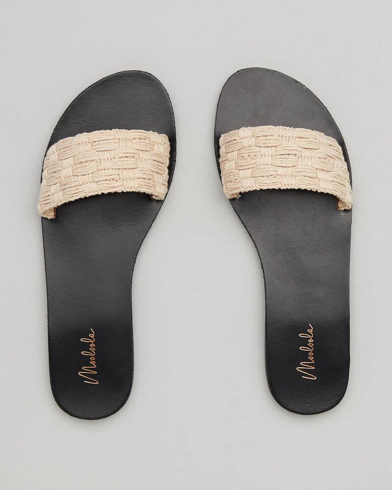 Shop Mooloola Stormi Sandals In Taupe/black - Fast Shipping & Easy ...