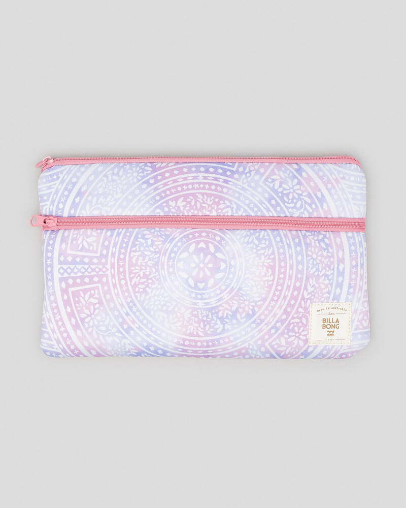 Shop Billabong Maze Pencil Case In Pink - Fast Shipping & Easy Returns ...