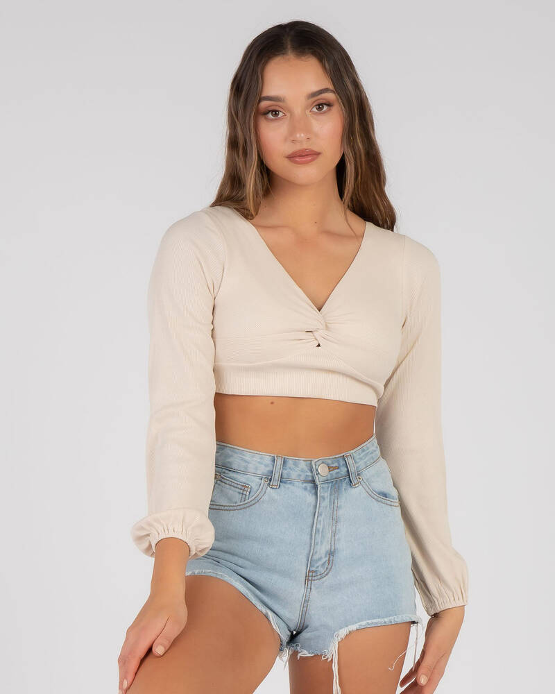 Shop Shareen Collection Serenity Top In Beige - Fast Shipping & Easy Returns - City Beach Australia