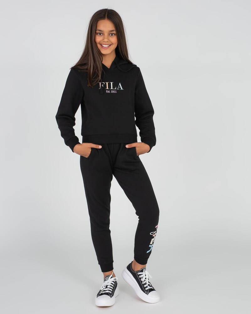 Shop Fila Girls' Candy Track Pants In Black - Fast Shipping & Easy ...