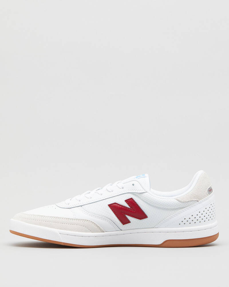 Shop New Balance NB 440 Shoes In White/red - Fast Shipping & Easy ...