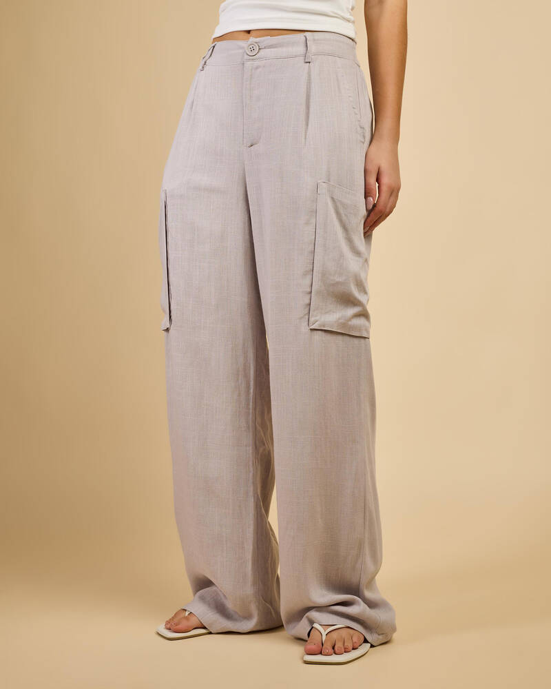 Shop Mooloola Nala Hawaii Pants In Grey - Fast Shipping & Easy Returns ...