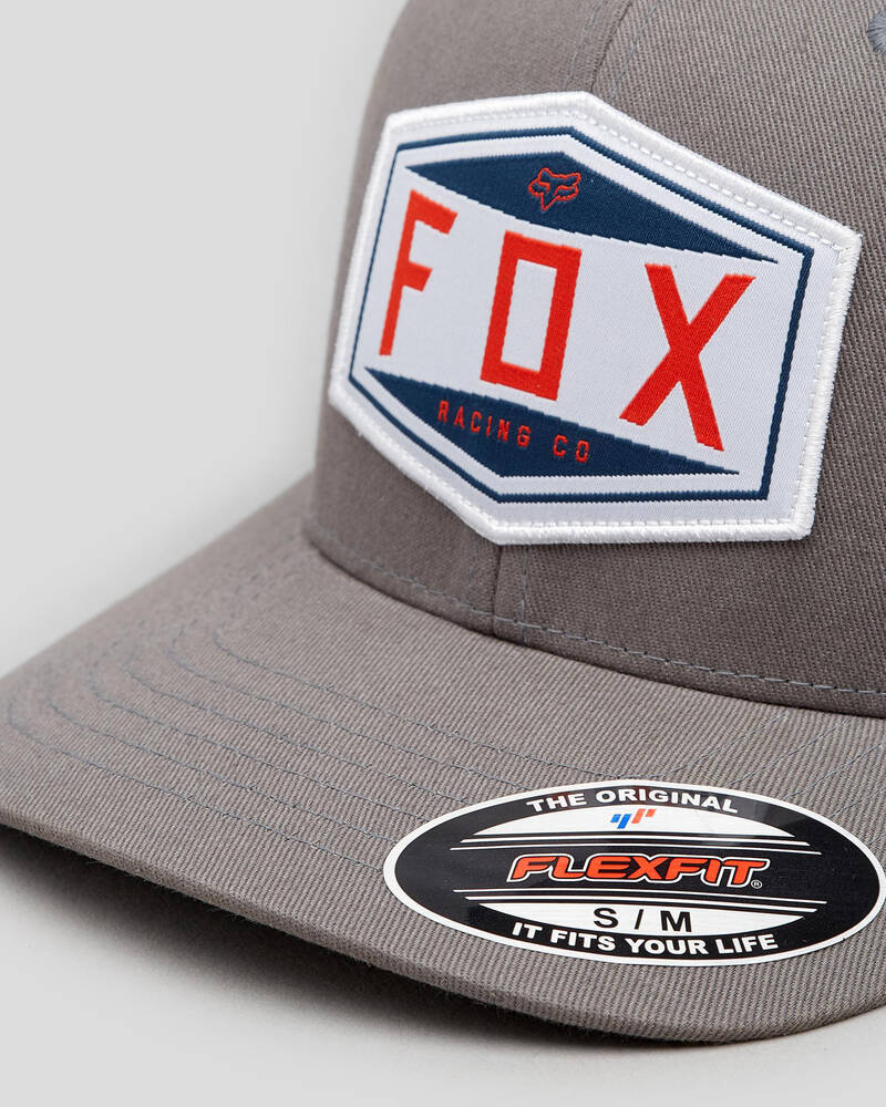 Shop Fox Emblem Flexfit Cap In Pewter - Fast Shipping & Easy Returns ...