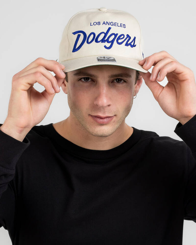 Shop Forty Seven Los Angeles Dodgers Nantasket 47 Captain Cap In Bone ...