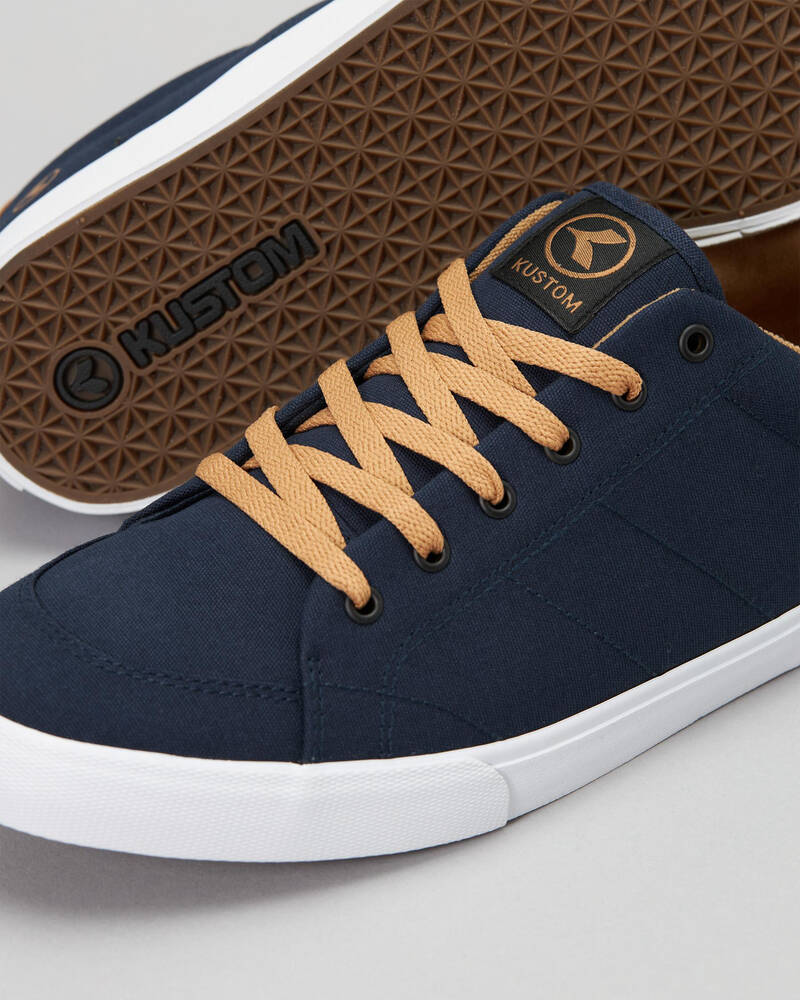 Shop Kustom Kramer Shoes In Navy/tan - Fast Shipping & Easy Returns ...