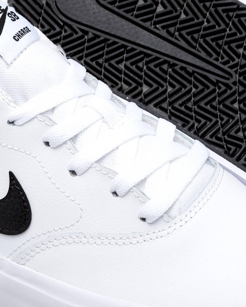 Shop Nike Charge Premium Shoes In White/black-white-black - Fast ...