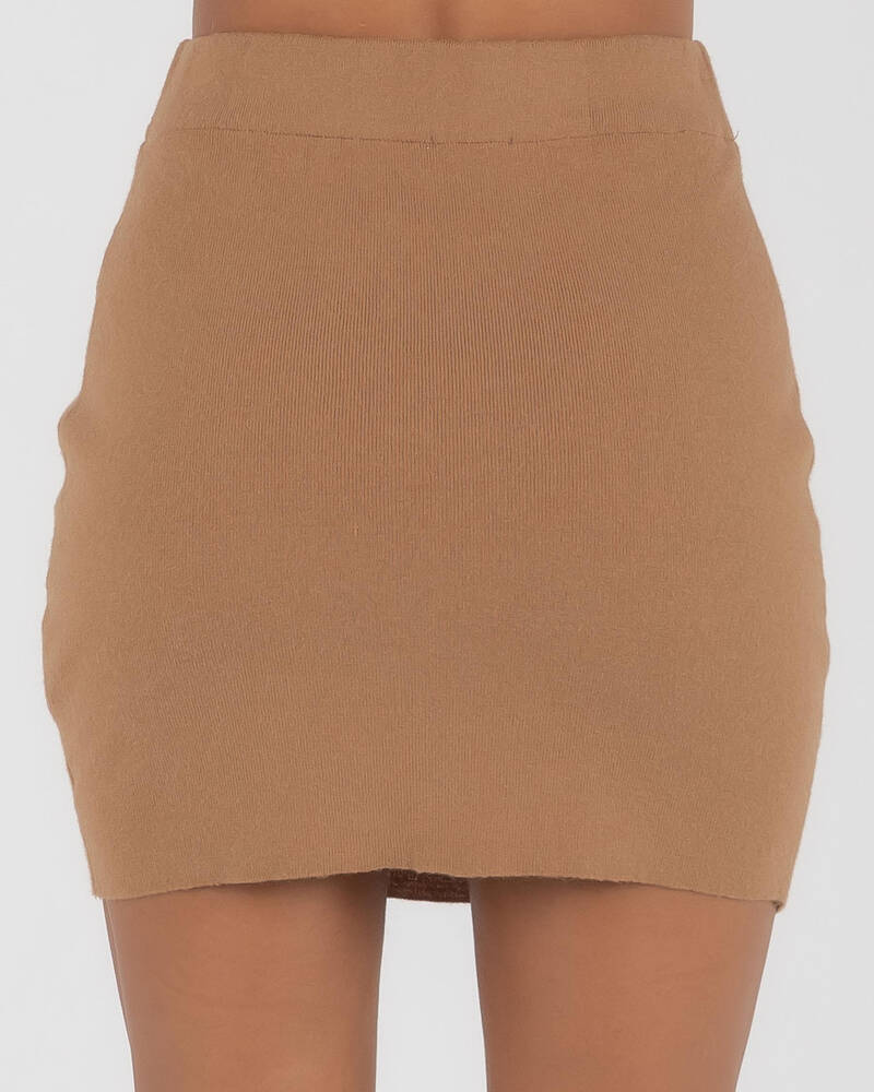 Shop My Girl Jayme Skirt In Chocolate - Fast Shipping & Easy Returns ...