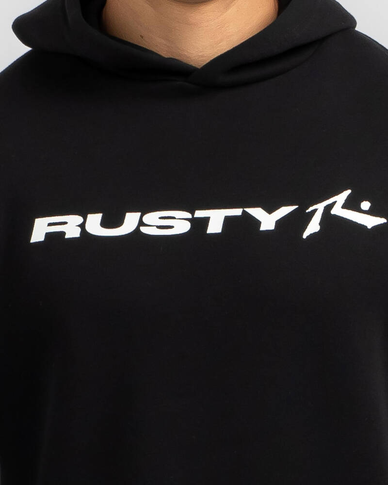 Shop Rusty Vital Rusty Hoodie In Black/white - Fast Shipping & Easy ...