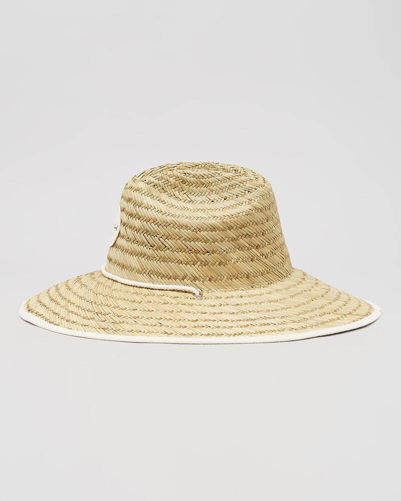 Shop Rip Curl Script Panama Hat In Natural/black - Fast Shipping & Easy ...