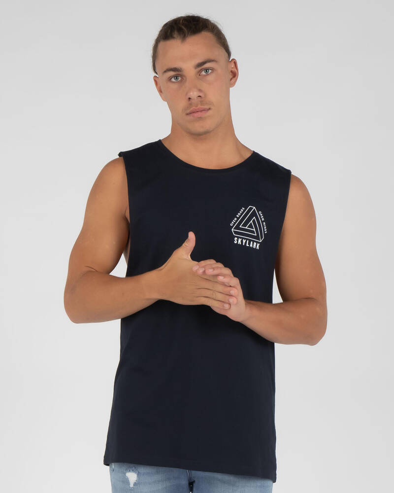 Shop Skylark Breach Muscle Tank In Navy - Fast Shipping & Easy Returns ...