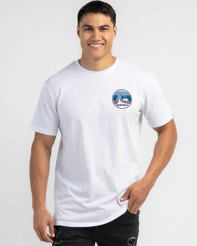 Shop Quiksilver Port of Call T-Shirt In White - Fast Shipping & Easy ...