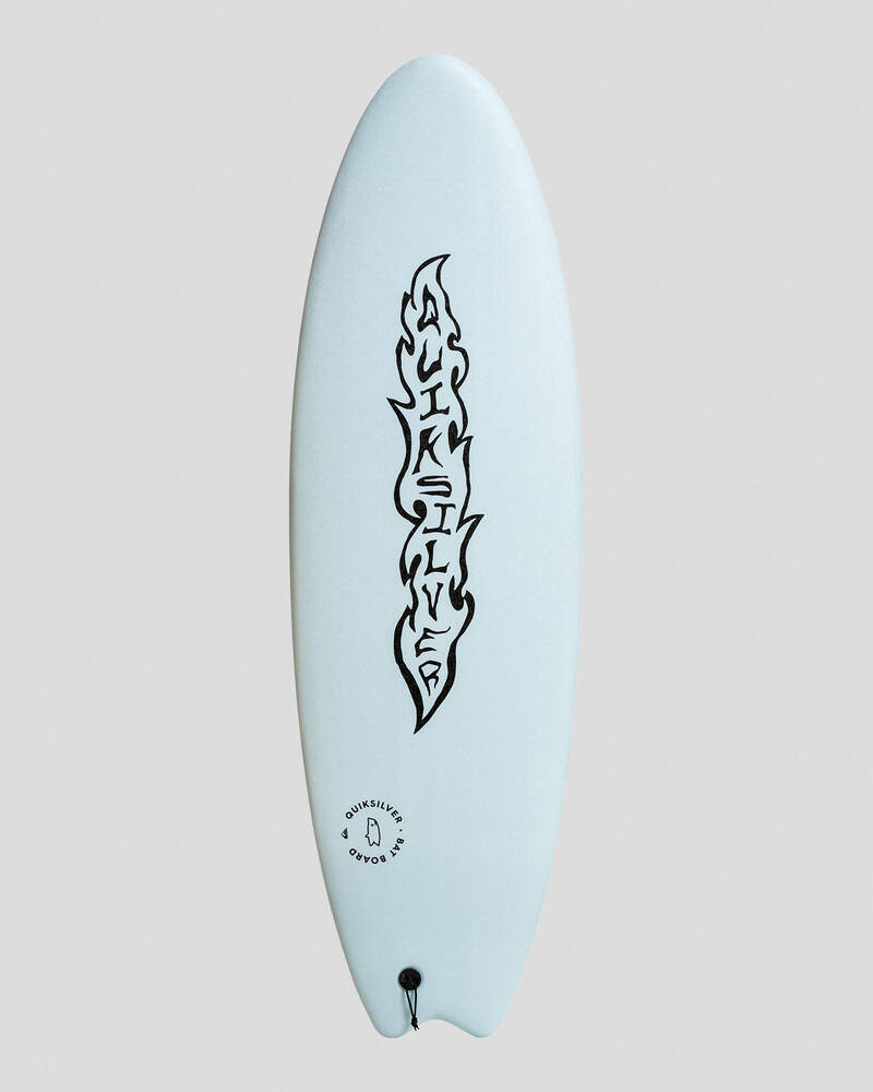 Shop Quiksilver Bat 6'6 Softboard In Blue Checker - Fast Shipping ...
