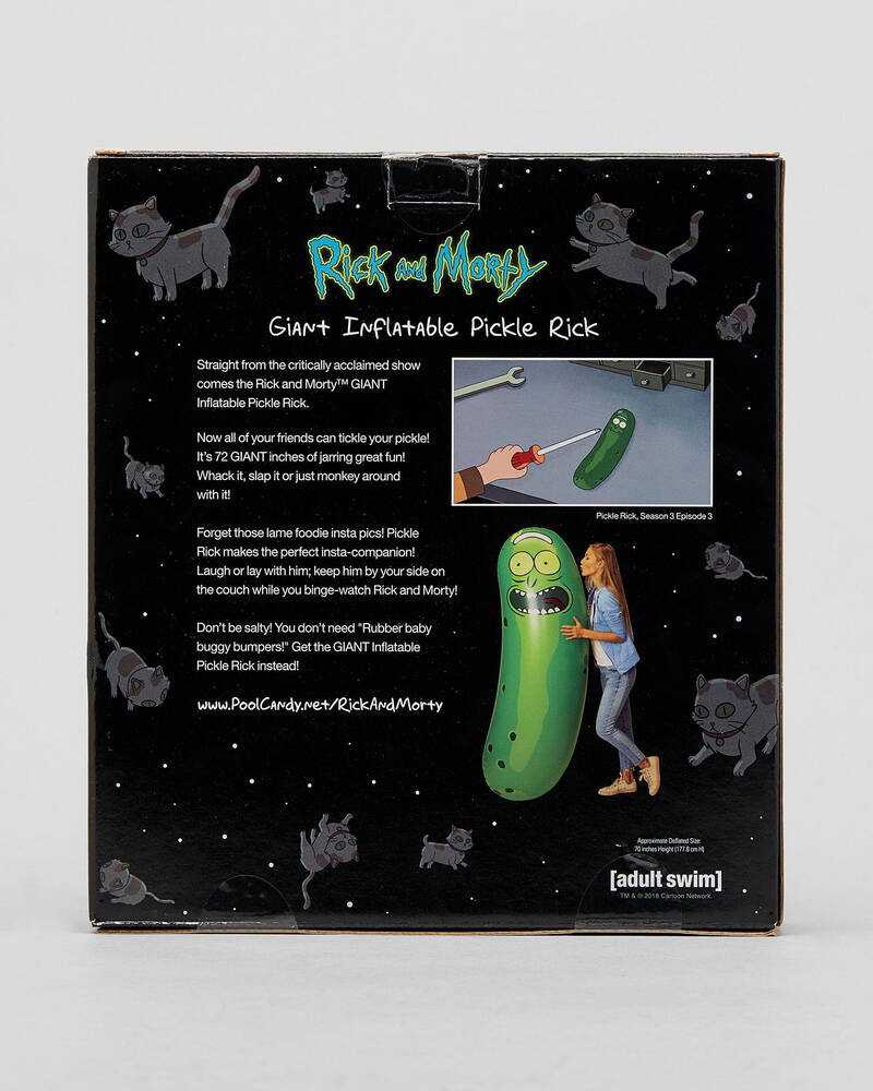 Shop William Valentine Collection Giant Pickle Rick Inflatable In Green ...