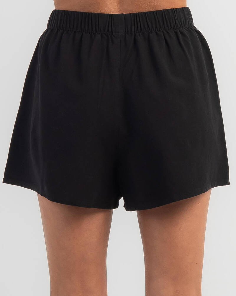 Shop Rhythm Classic Beach Shorts In Black - Fast Shipping & Easy ...