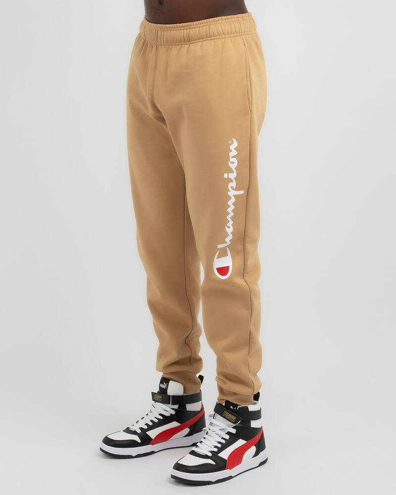 Shop Champion Logo Cuff Track Pants In Branchin Out - Fast Shipping ...