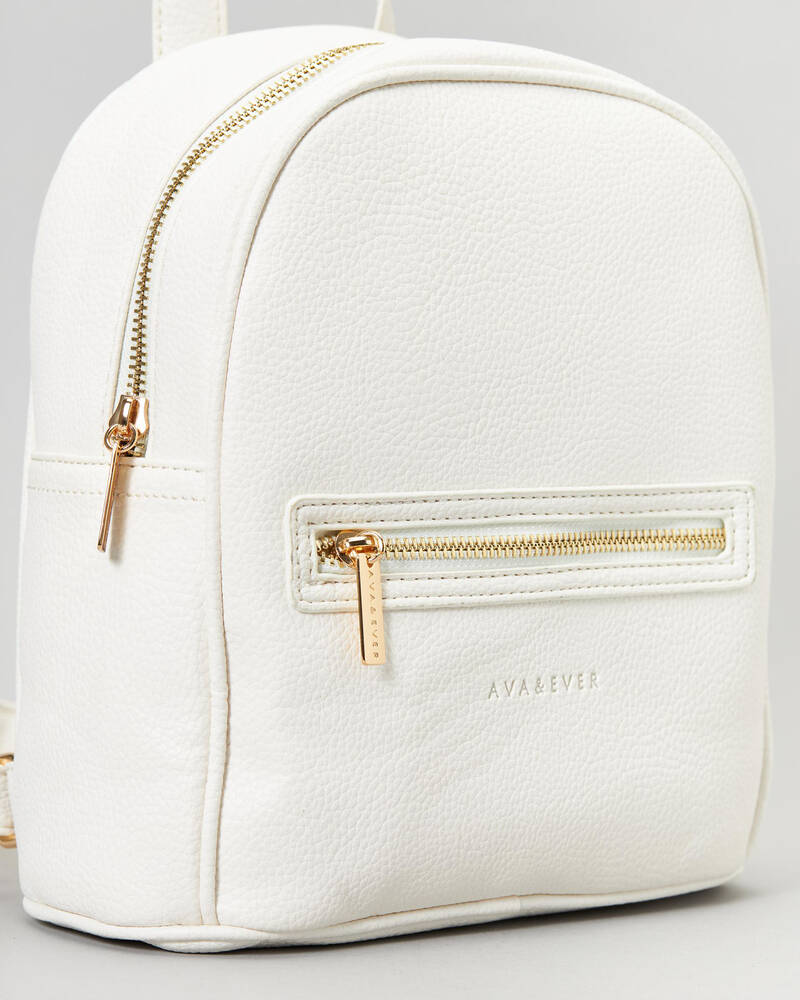Shop Ava And Ever Jamie Mini Backpack In White - Fast Shipping & Easy ...