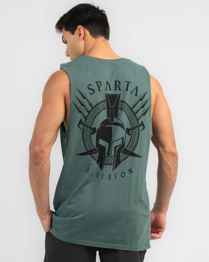 Shop Sparta Laconia Muscle Tank In Green - Fast Shipping & Easy Returns ...