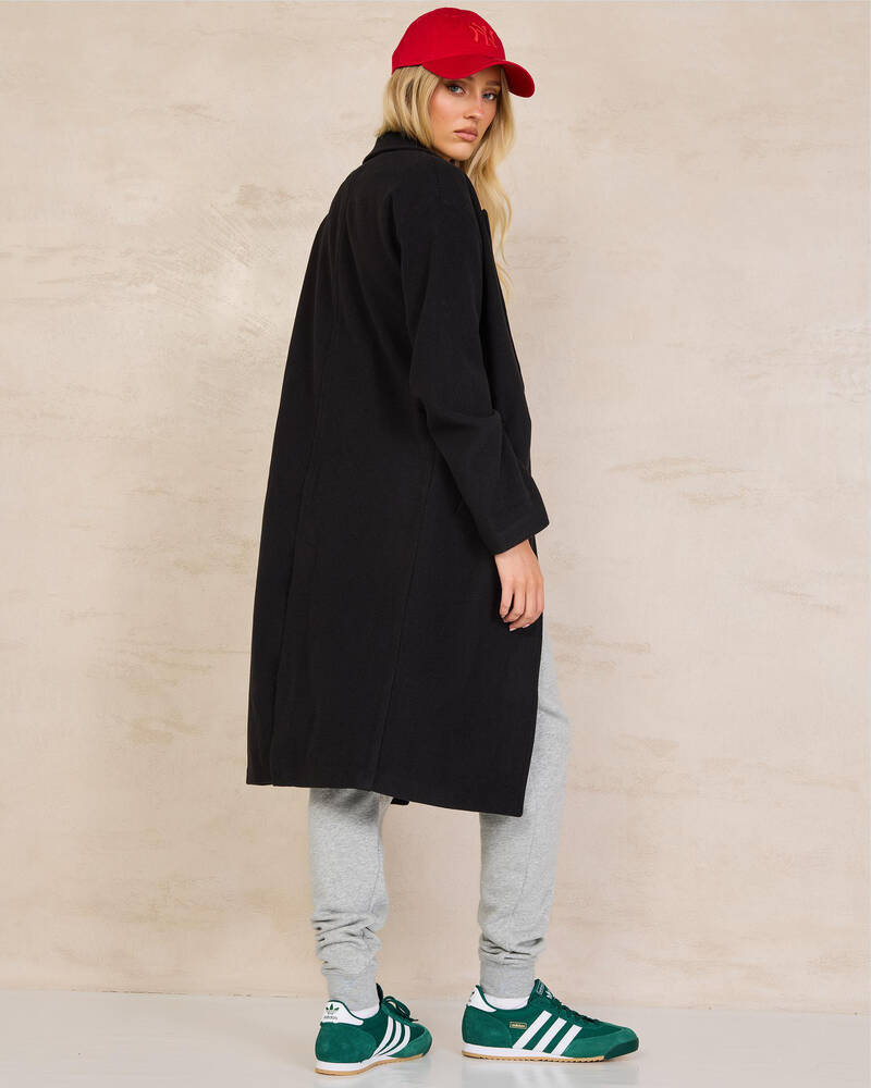 Shop Ava And Ever Williams Coat In Black - Fast Shipping & Easy Returns ...