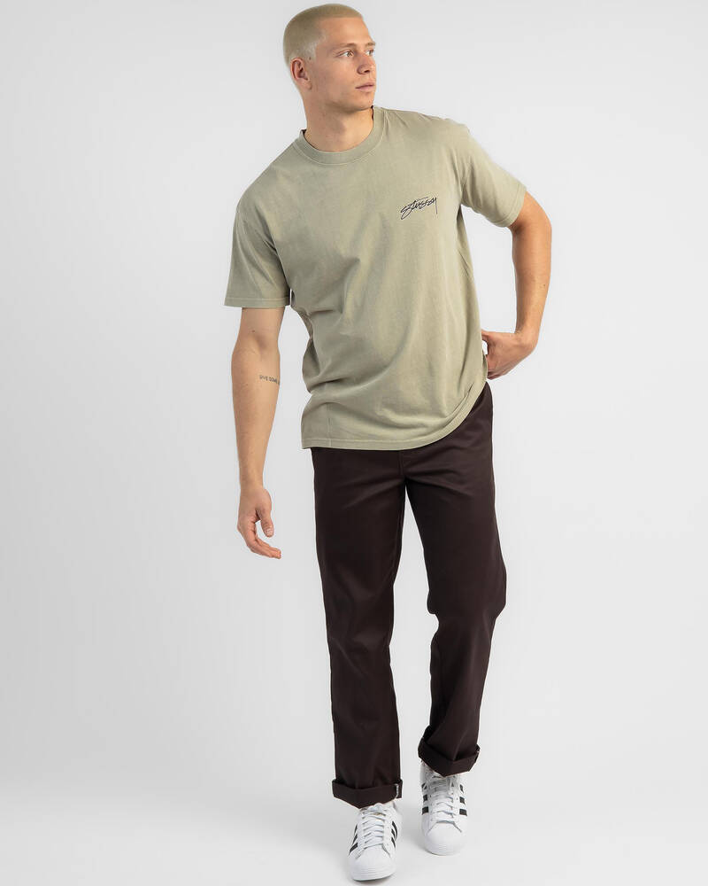 Shop Stussy Pigment Stussy Designs T-Shirt In Pigment Cement - Fast ...