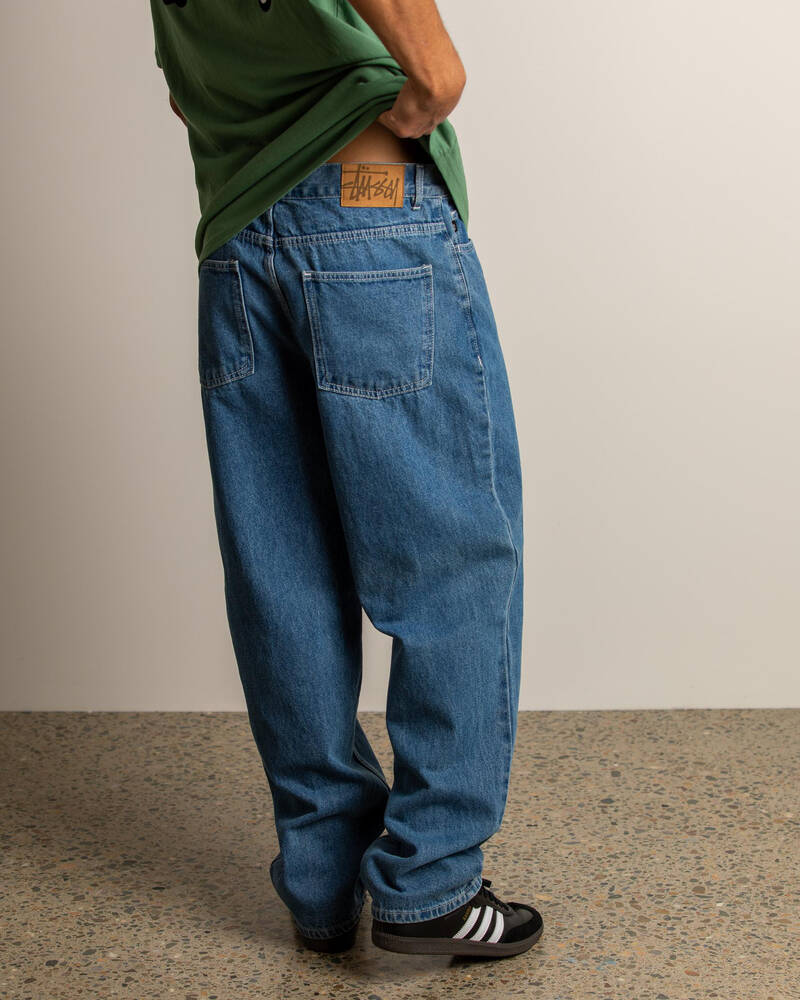 Shop Stussy Big Ol Jeans In Mid - Fast Shipping & Easy Returns - City ...