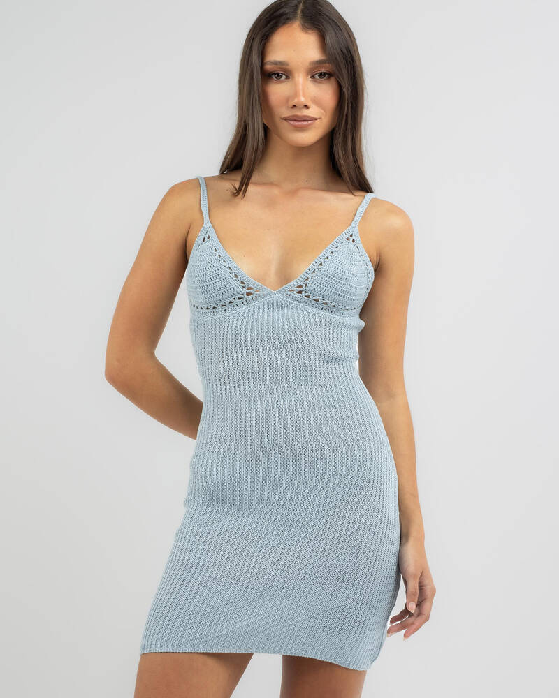 Shop Mooloola In The Tropics Crochet Dress In Blue - Fast Shipping & Easy Returns - City Beach ...