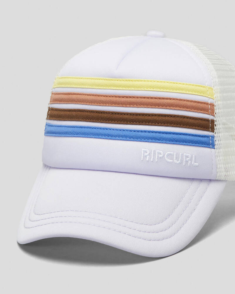 Shop Rip Curl Girls' Trippin Trucker Cap In Lilac - Fast Shipping ...