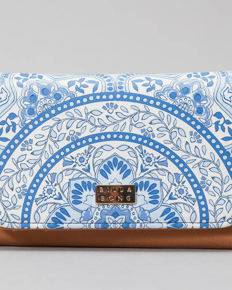 Shop Billabong Summerside Wallet In Light Blue - Fast Shipping & Easy ...
