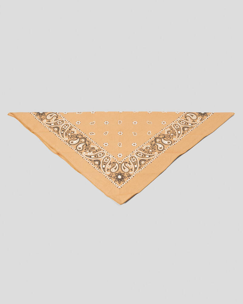 Shop Miscellaneous Basic Bandana In Tan - Fast Shipping & Easy Returns ...