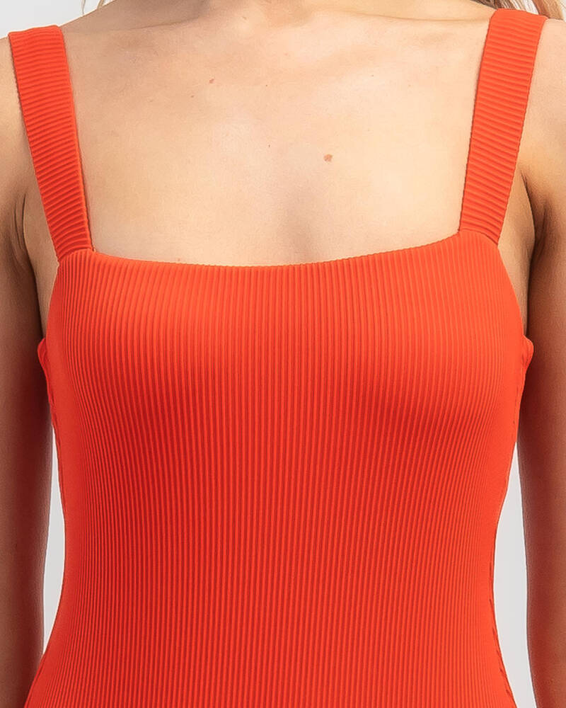 Shop Kaiami Flynn One Piece Swimsuit In Citrine - Fast Shipping & Easy ...