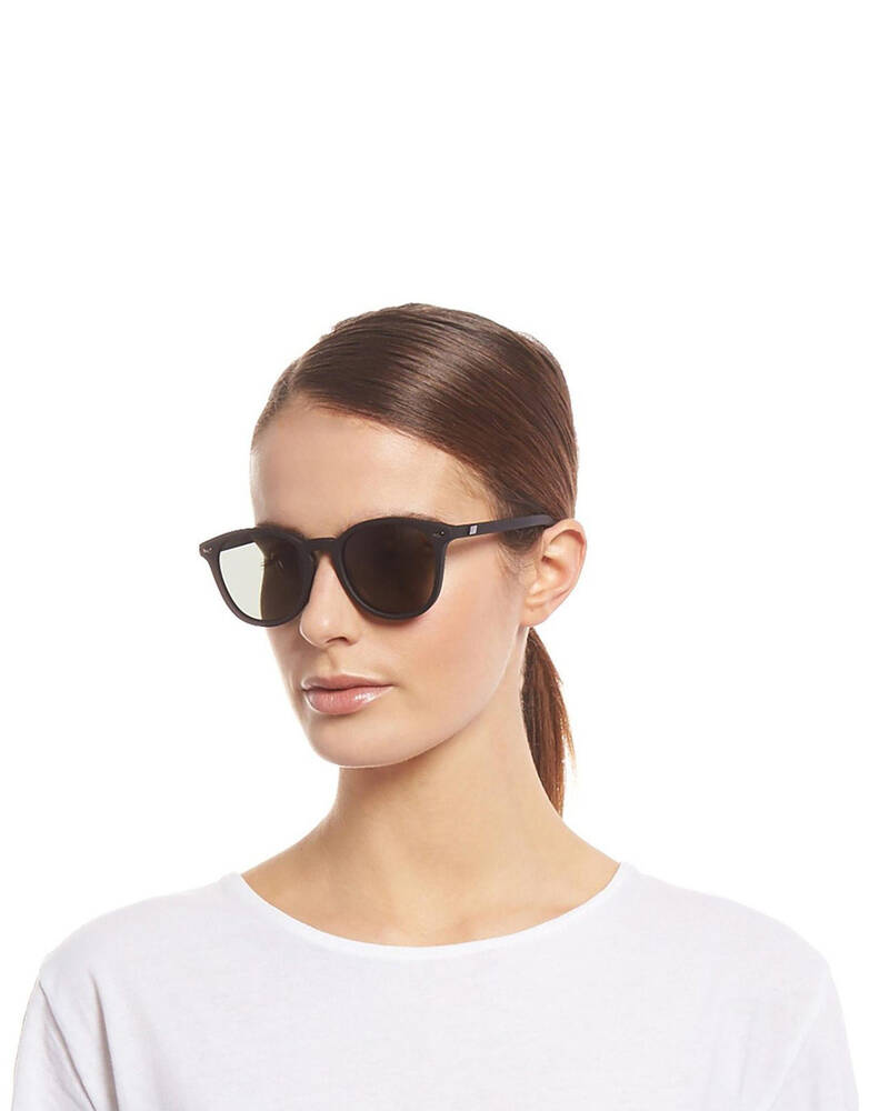 Shop Le Specs Bandwagon Sunglasses In Black - Fast Shipping & Easy ...