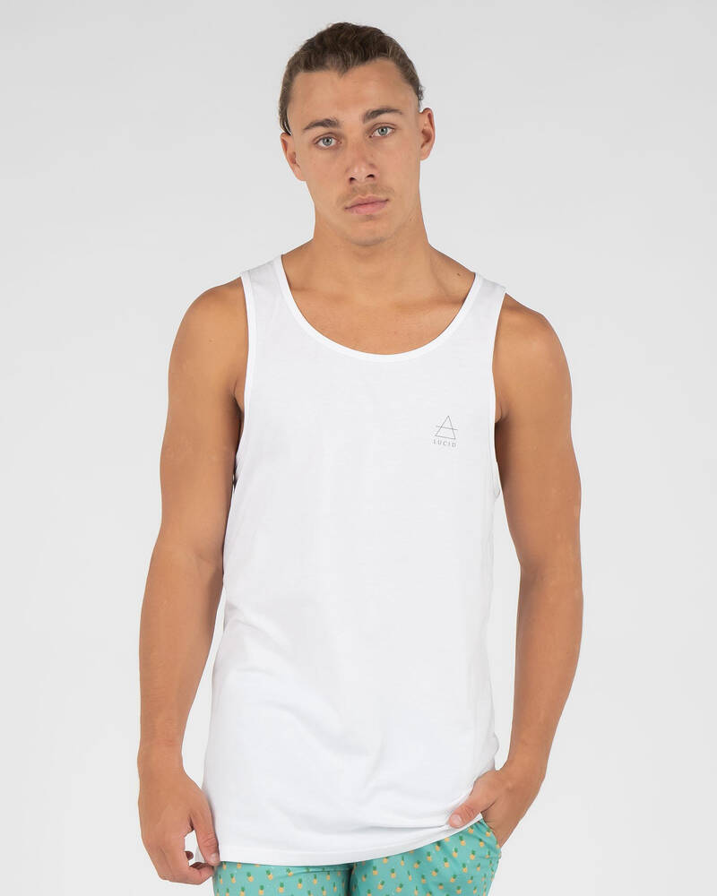 Lucid Intent Singlet In White | City Beach Australia