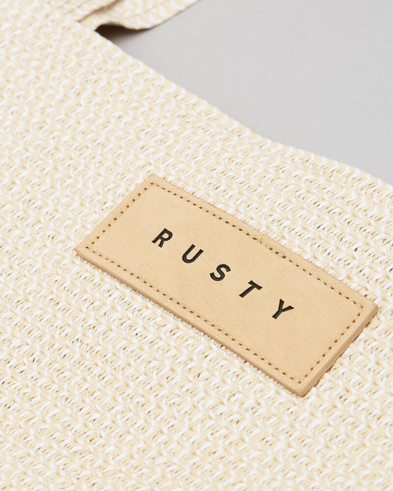 Shop Rusty Gisele Straw Bag In Natural/cream - Fast Shipping & Easy ...