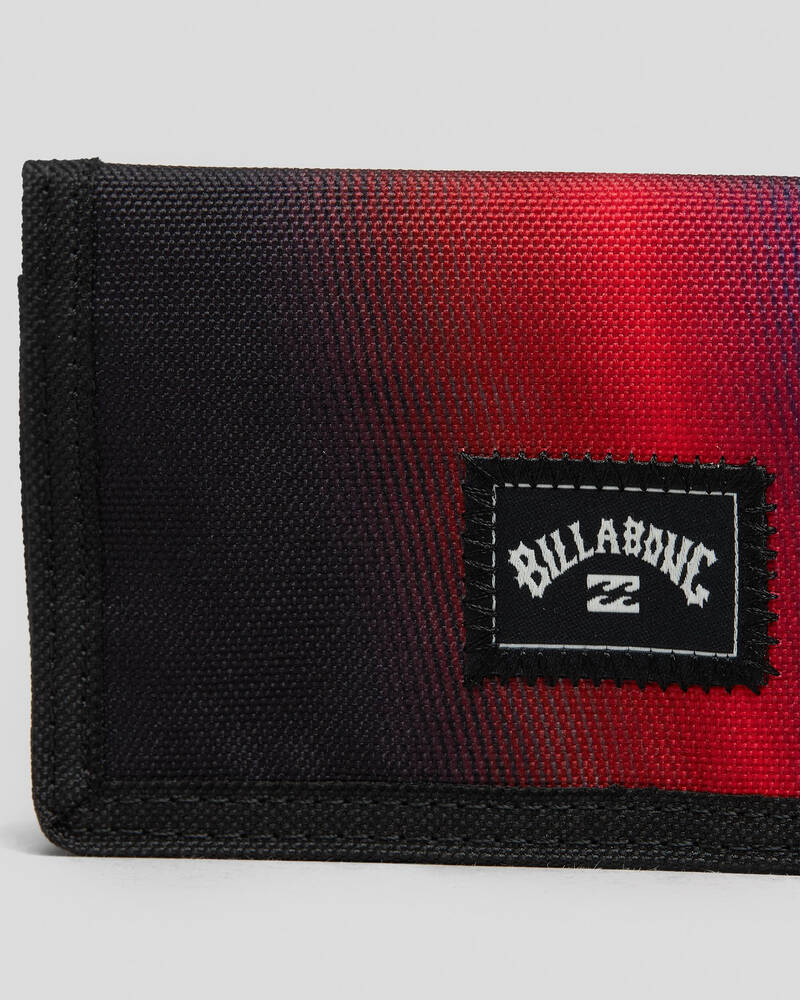 Billabong Atom Tri-Fold Wallet In Neo Red - FREE* Shipping & Easy ...
